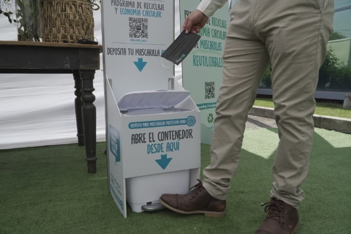 INAUGURAN NOVEDOSO PROGRAMA DE RECICLAJE DE MASCARILLAS