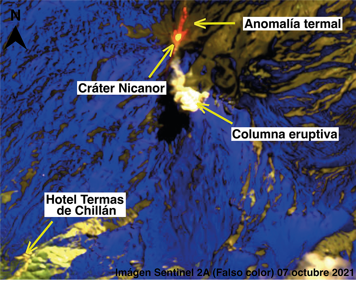 NEVADOS DE CHILLÁN EN ERUPCIÓN CONTINUA DESDE EL 2016