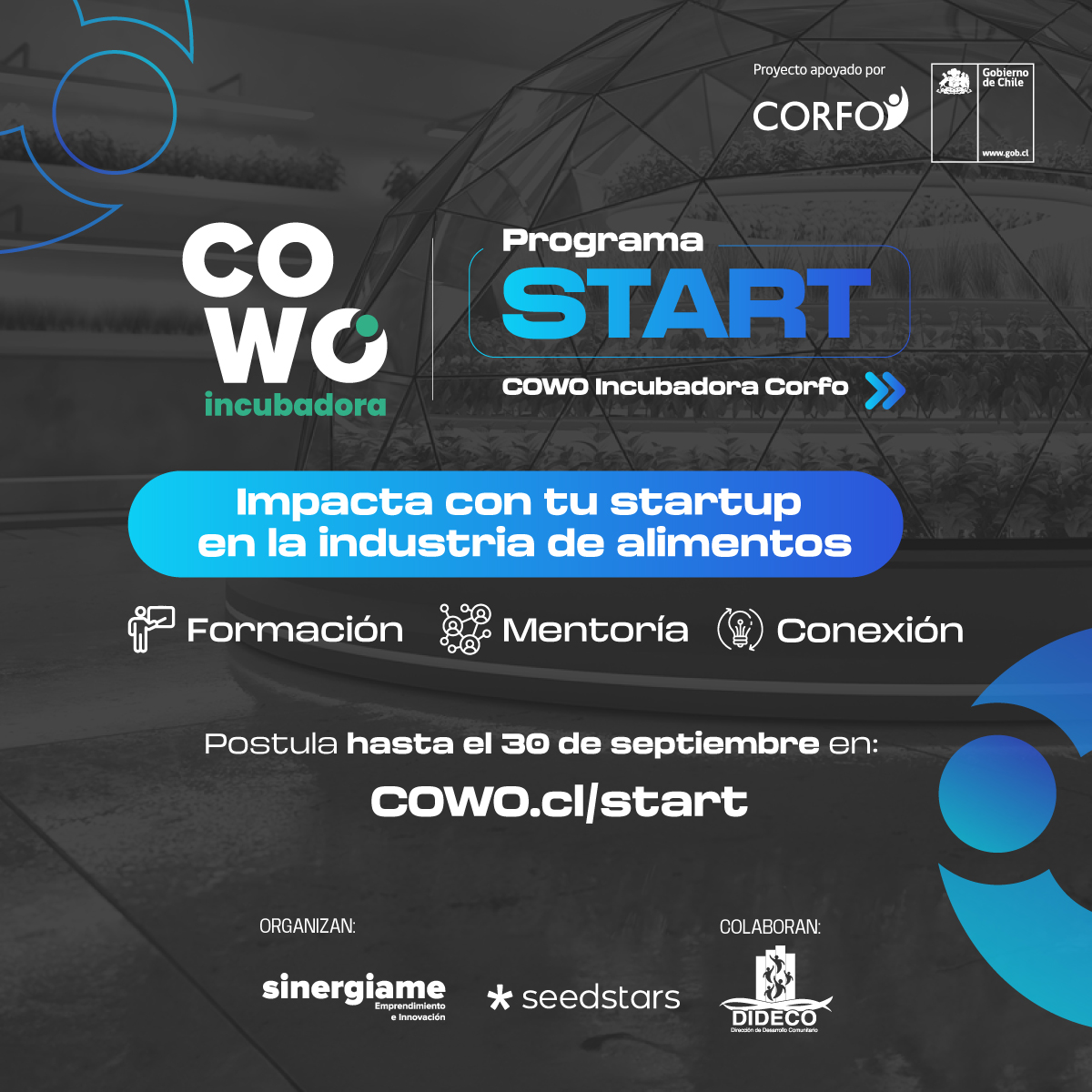 COWO INCUBADORA CORFO LANZA PROGRAMA DE INCUBACIÓN
